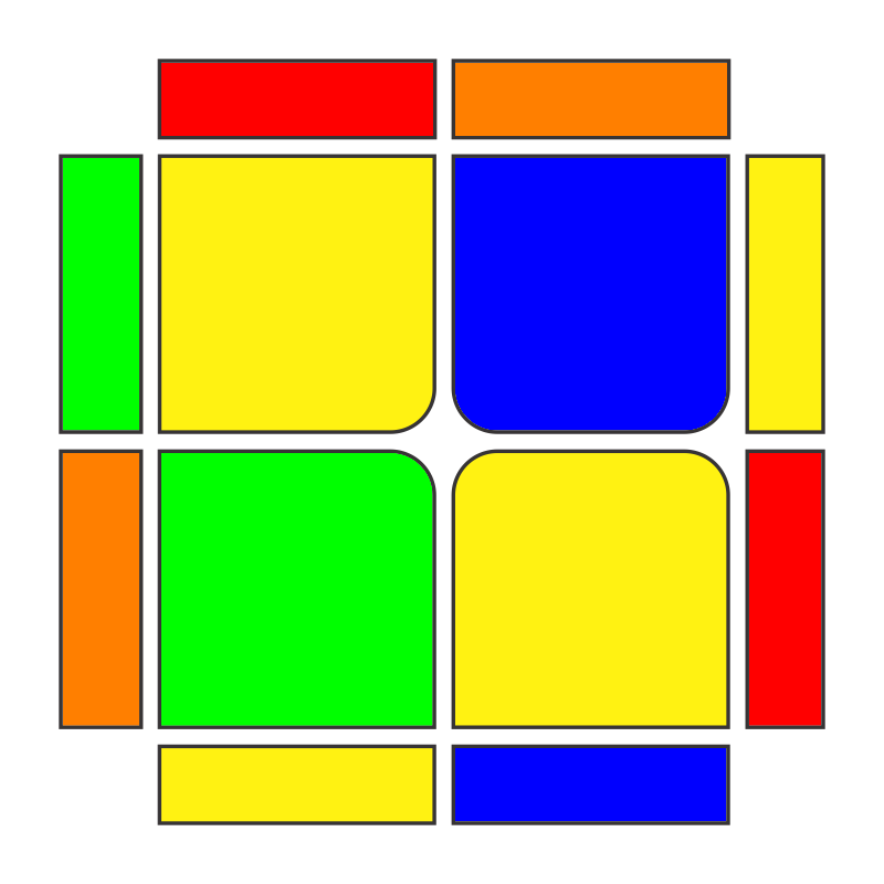 2x2 Cll Algorithms Cll 26 L Algorithm 6881