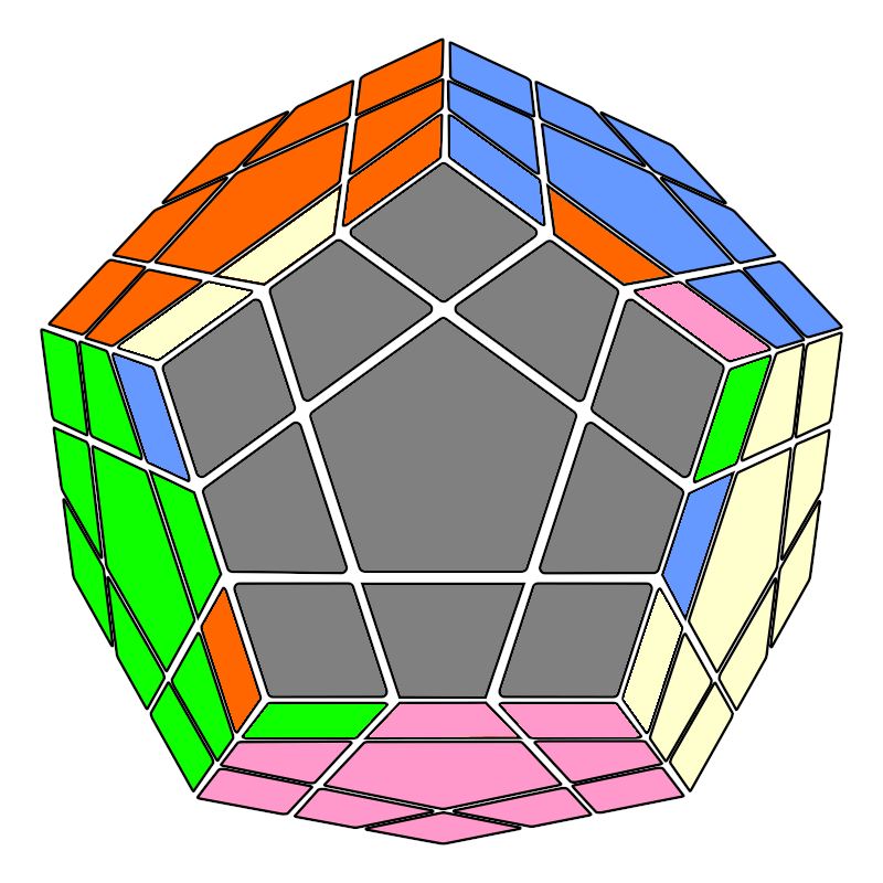 Megaminx PLL Algorithm 107