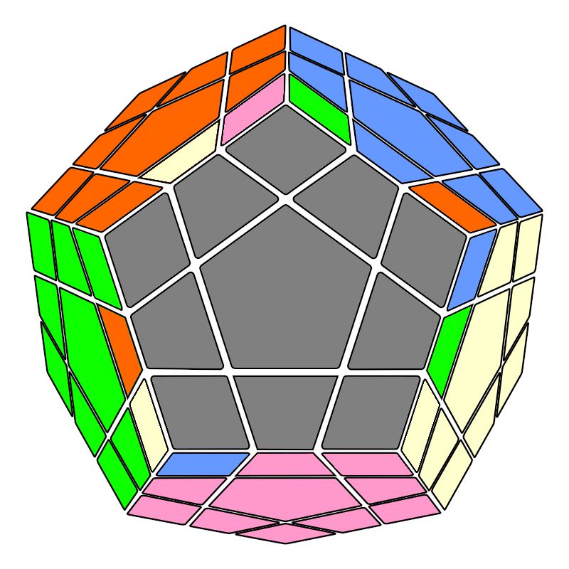 Megaminx PLL Algorithm 042