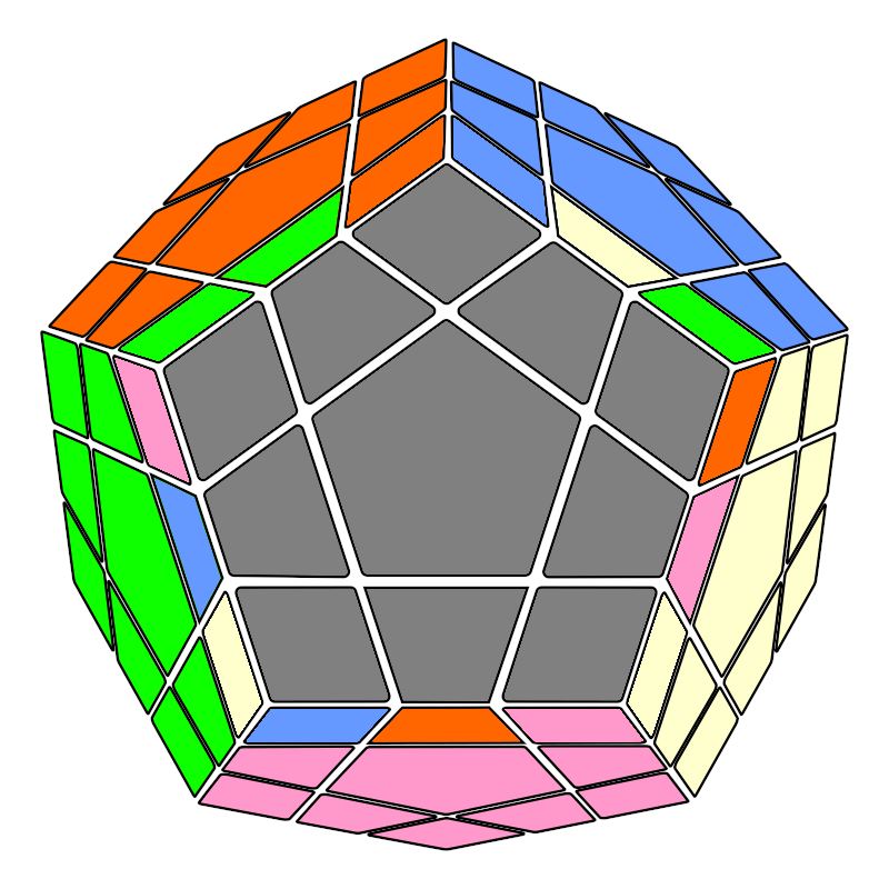 Megaminx PLL Algorithm 046