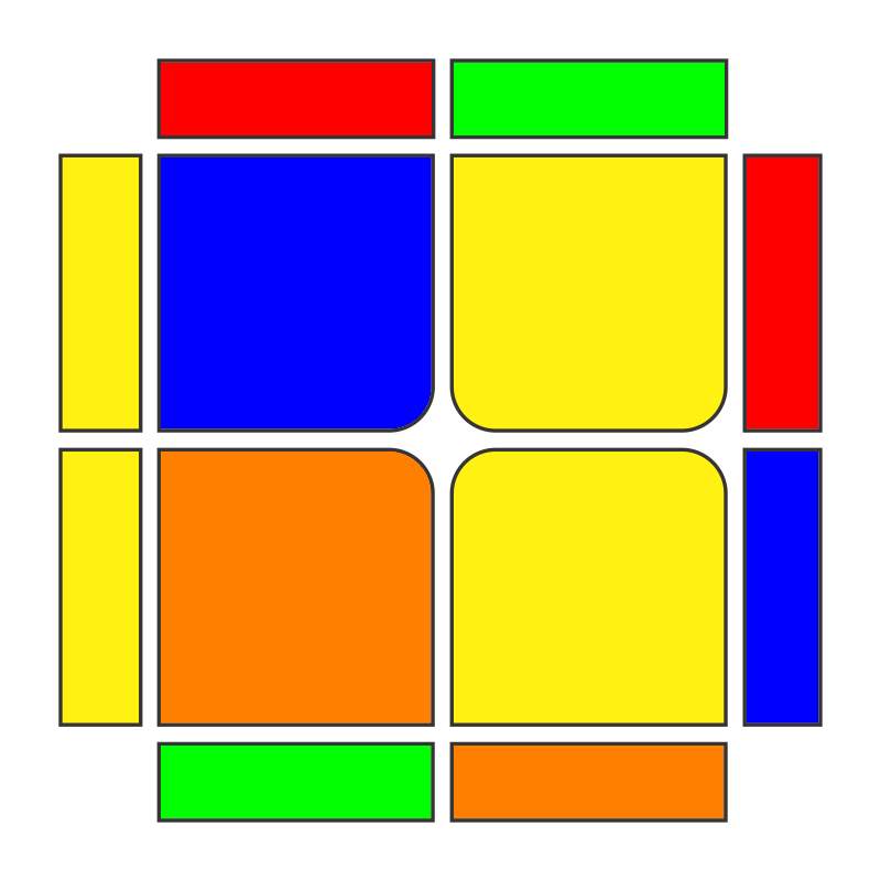 2x2 CLL Algorithms CLL 24 P Algorithm