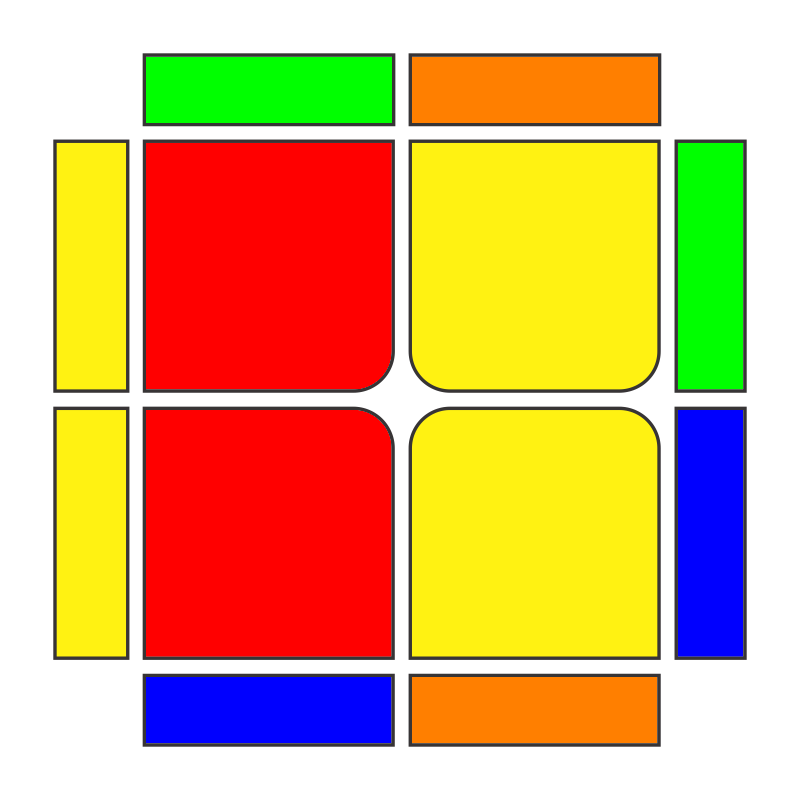 2x2 CLL Algorithms CLL 19 P Algorithm