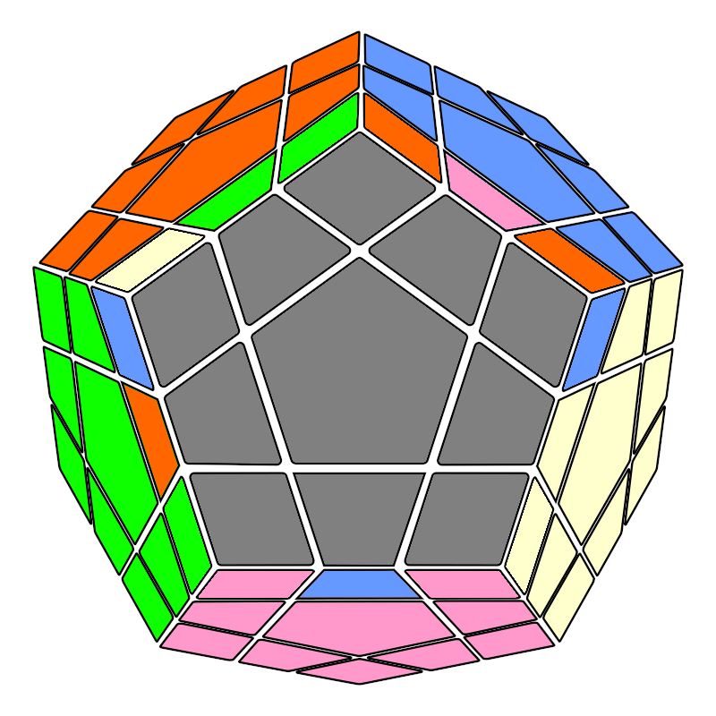 Megaminx PLL Algorithm 007