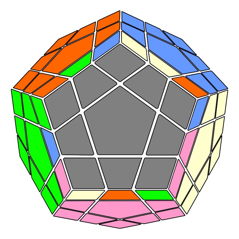 Megaminx PLL Algorithm 143